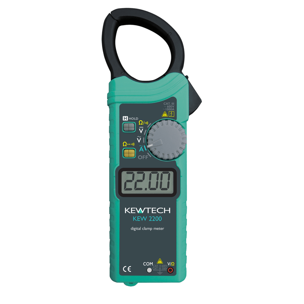 Kewtech KEW2200 Ultra-Slim Clamp Meter – IGE Ltd