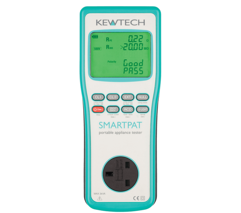 Kewtech SMARTPAT PAT Tester - Free Calibration Certificate – IGE Ltd